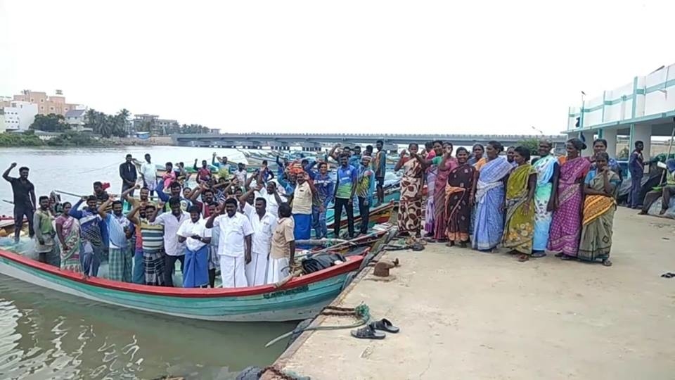 Nation Wide Protest by Fish Workers Against Proposed Shipping Corridor ...