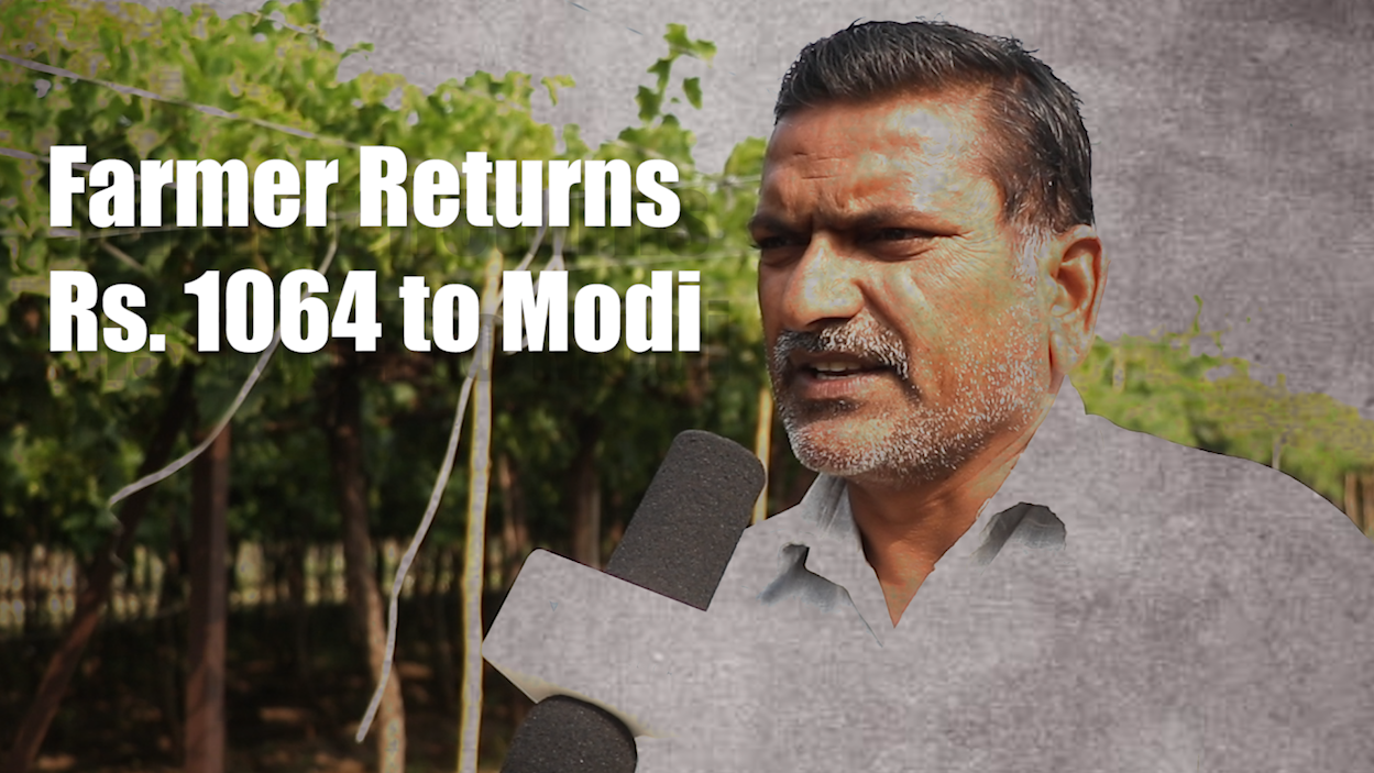 Meet the Nashik Farmer Who Returned Rs 1064 to Modi | NewsClick