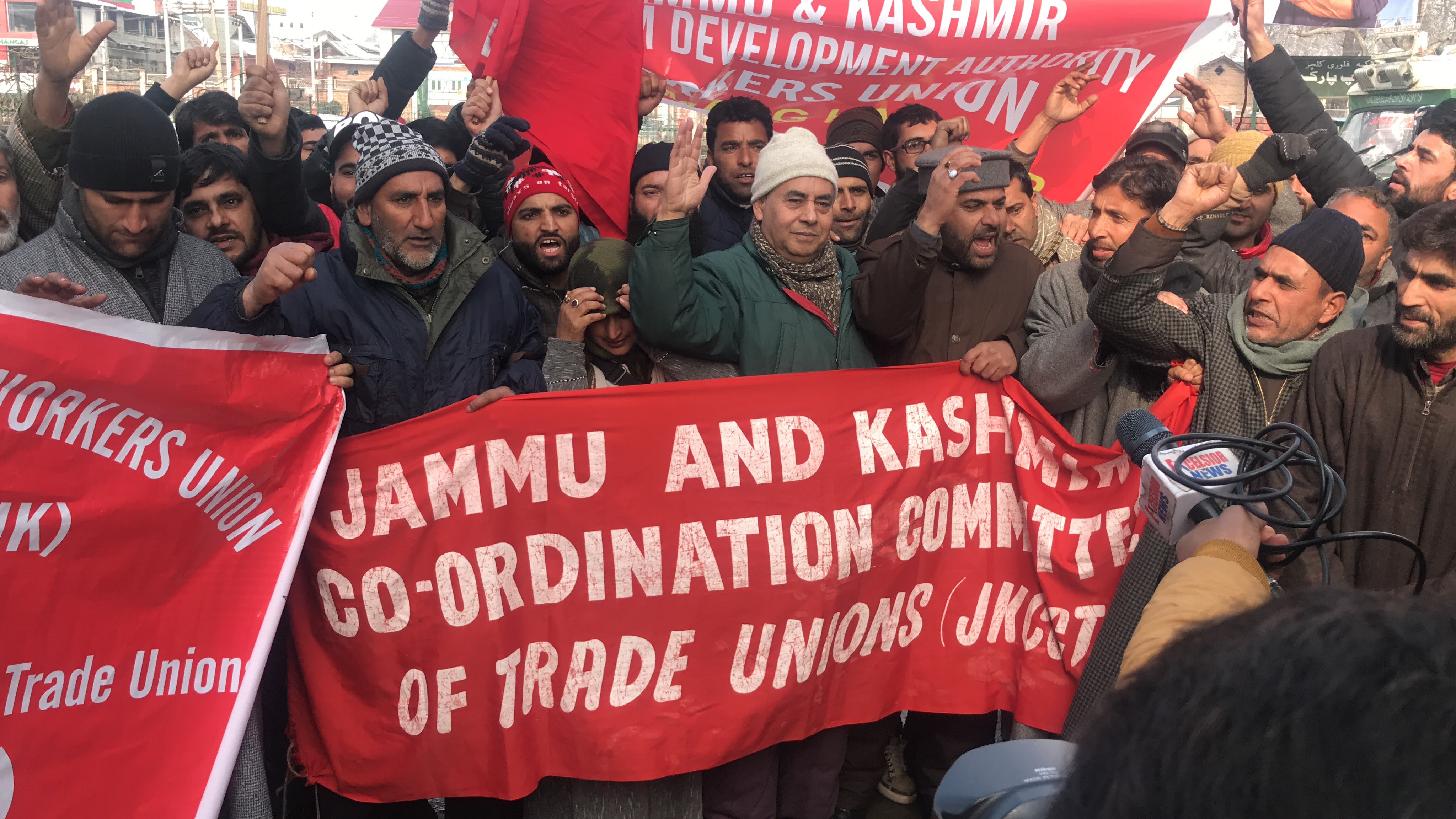 #WorkersStrikeBack: JKCCTU Supports Strike, Demonstrations Held Across ...