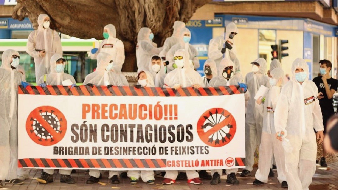 Far-right Rallies Against Lockdown in Spain Met with Resistance | NewsClick