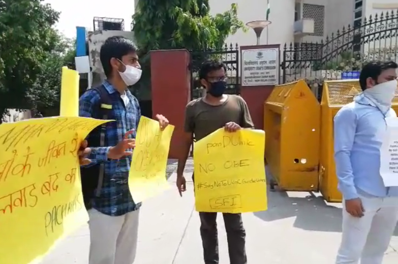 UGC ‘Compulsory’ Final Year Exam Guidelines Spark Students’ Protests ...
