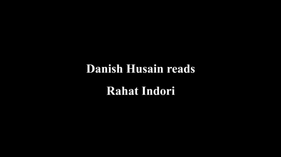 Bol | Danish Husain Reads Rahat Indori | NewsClick