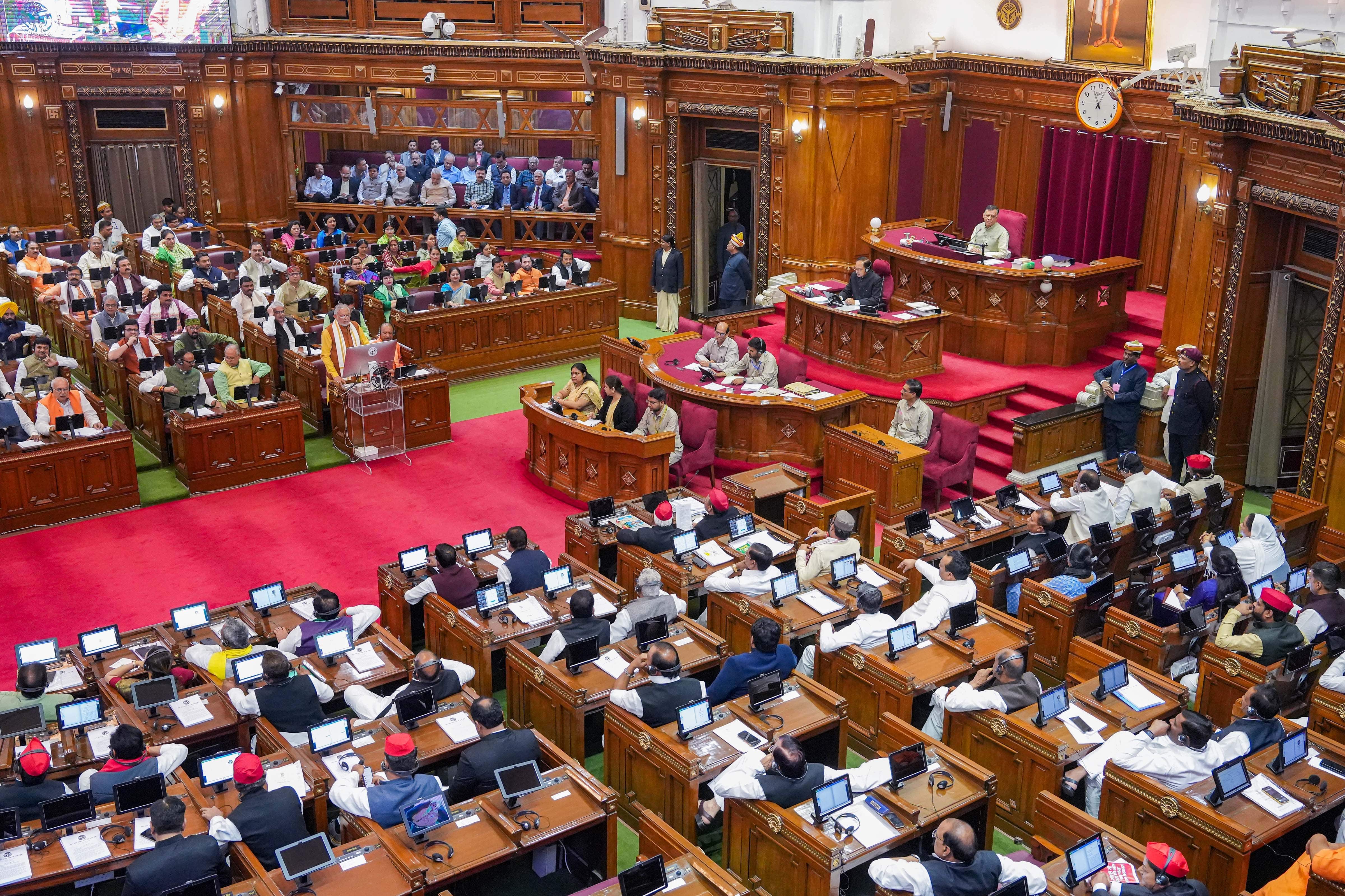 UP: Caste Census Demand Grows Louder; SP Members Protest in Assembly ...