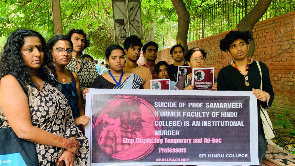 Outrage Over ‘Suicide’ of Ad-Hoc Teacher Displaced From DU’s ...
