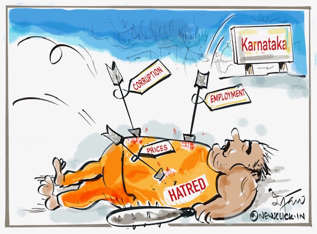 Cartoon Click: Out, Out You Damned Spot! | NewsClick