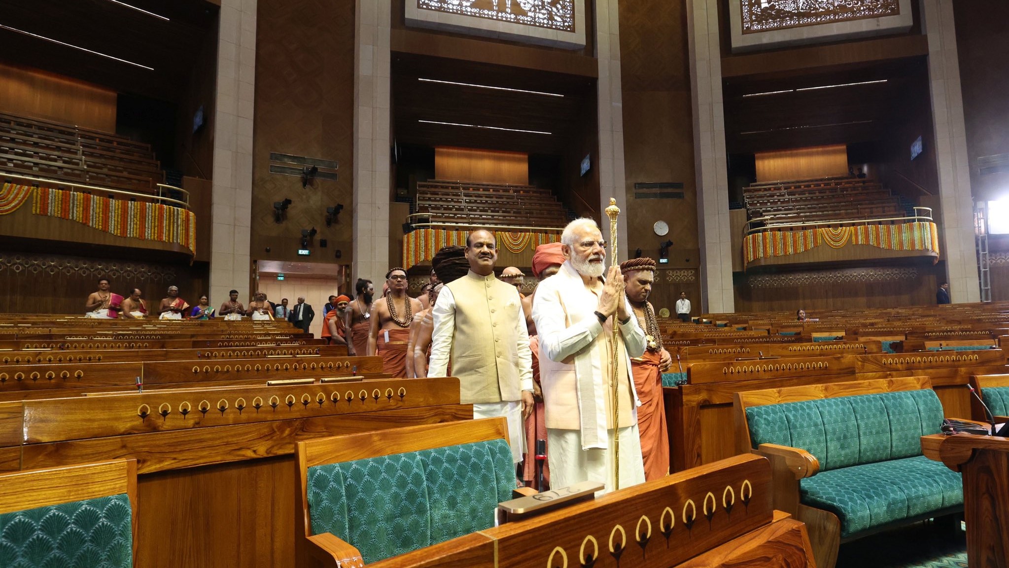 Placement of Sengol in New Parliament Building and its Inauguration on ...