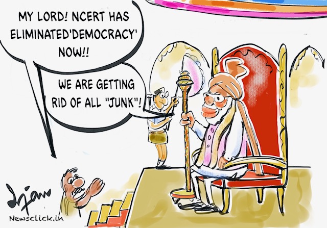 Cartoon Click: Challenges for Democracy? None Since 2014! | NewsClick