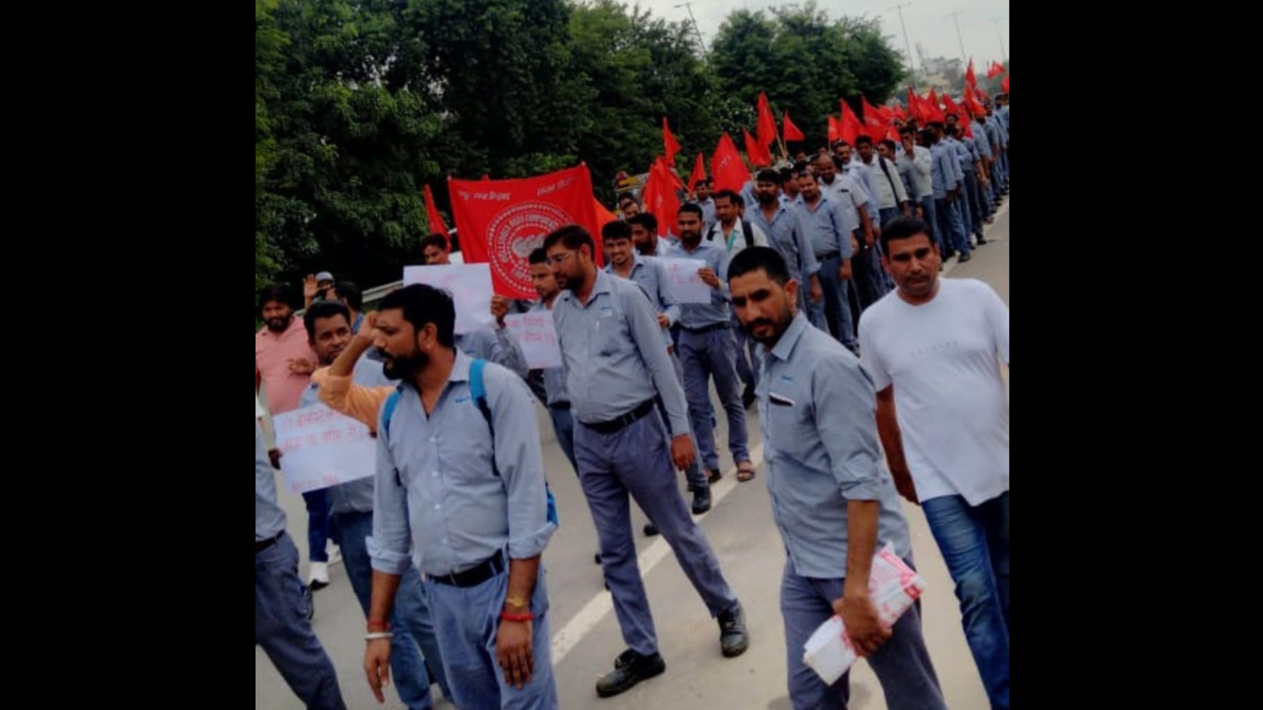 Haryana: Workers Protest Against Labour Dept's Decision to Revoke ...