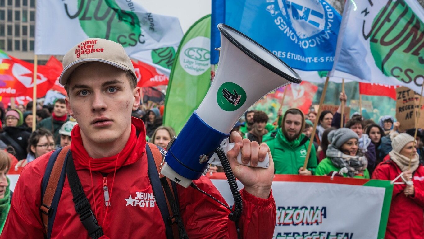Brussels: 100,000 Protest Against Arizona Coalition’s Austerity | NewsClick