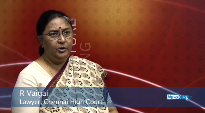 Advocate Vaigai Argues her Case Against Death Penalty | NewsClick