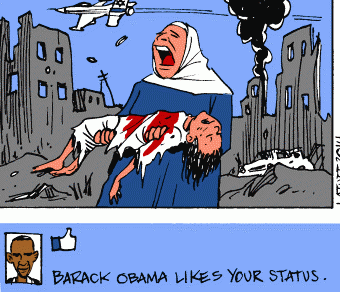 Latuff Cartoons on Gaza | NewsClick