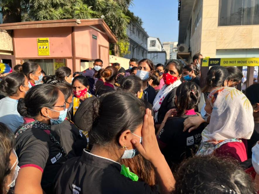 Service Professionals Protest Against Gig Firm Over Low Income, Poor ...