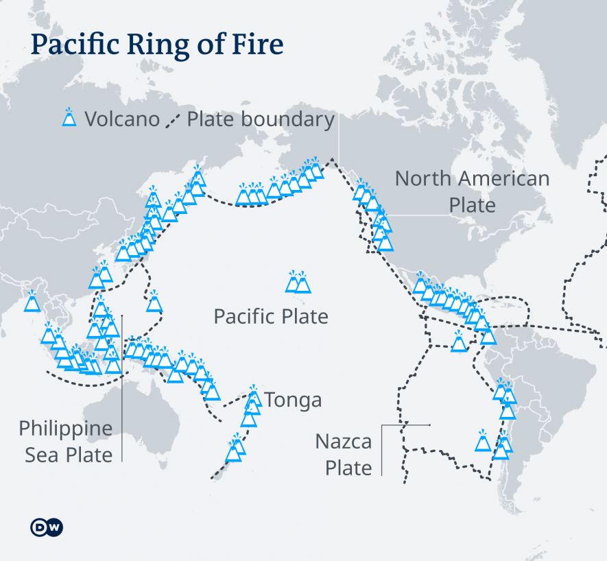 Underwater Volcano Map