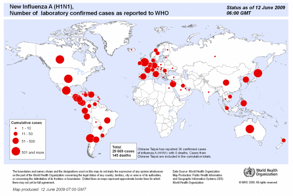 H1n1 Map